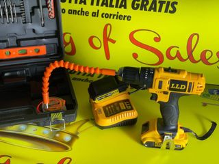 Trapano LLD 24V con 2 batterie litio