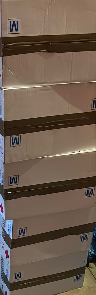 guanti in nitrile taglia M