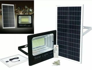 Faro A Led Da 200W Smd IP67 Solare Con Sensore Cre