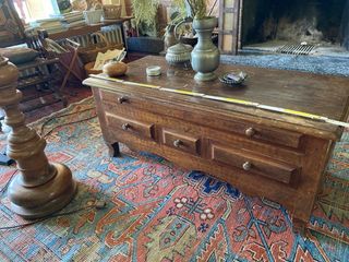 cassettiera in legno massiccio