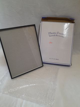 portafoto cornice in ferro nuovo con scatola