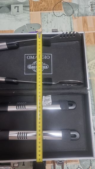 kit barbecue con valigetta