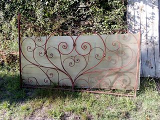 Antica balaustra in ferro