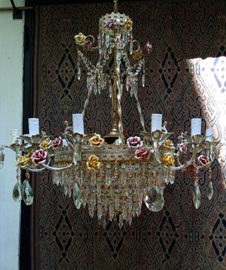 lampadario grande a 15 punte.vintage