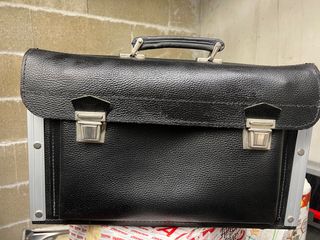 borsa porta attrezzi in cuoio