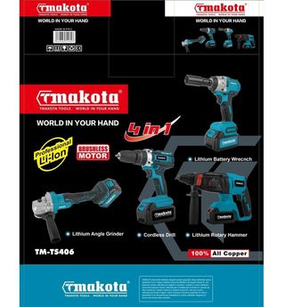 Kit 4 in 1 Avvitatore + Avvitatore a Impulsi + Sme