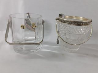 2 PORTAGHIACCIO VINTAGE UNO IN CRISTALLO