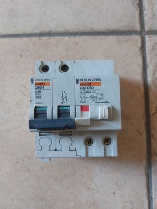 Magnetotermico differenziale Merlin Gerin 2P C60N