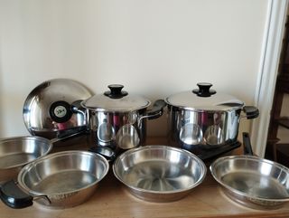 Pentole e padelle grandi in acciaio inox 18/10