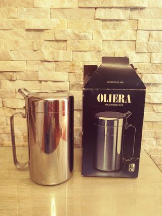 Oliera caraffa in acciaio 18/10