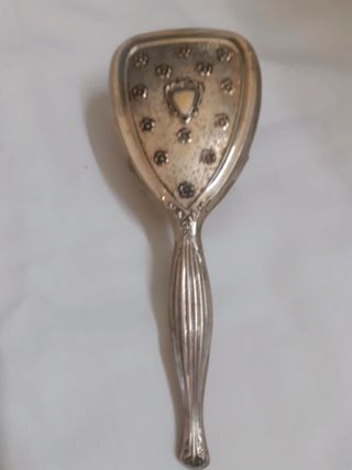 spazzola vintage in argento punzonata 800