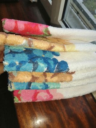 6 asciugamani ospiti puro cotone. Nuovi