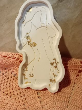 Vassoio svuota tasche bianco