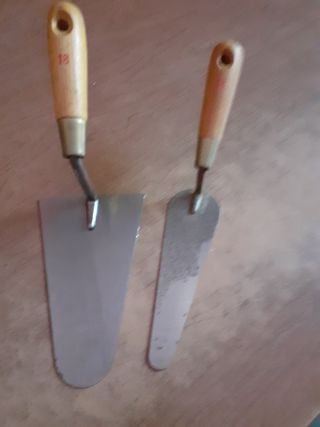 Set cazzuole acciaio cm 18