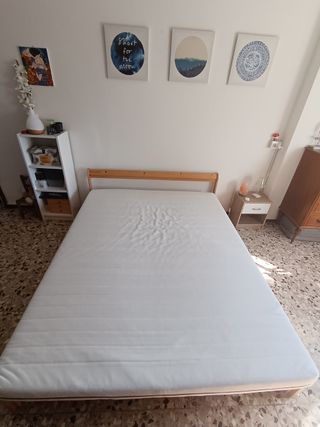 Materasso, struttura letto, doghe