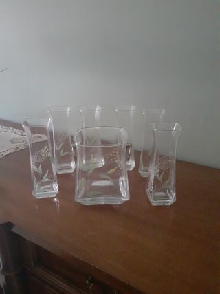 Set 6 bicchieri con secchiello ghiaccio