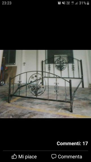 Letto in ferro battuto