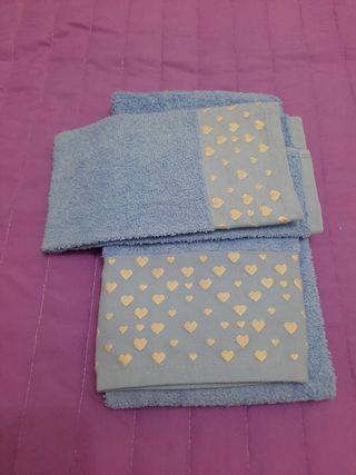 Coppia ascougami a cuori azzurri