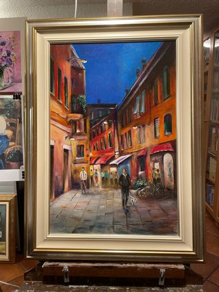 Quadro a olio su tela