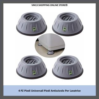 set da 4  Piedini Ammortizzanti per Lavatrice