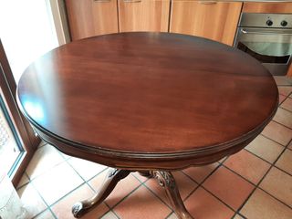 Tavolo allungabile legno Massello noce