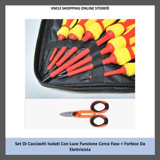 Set Di Cacciaviti Con Luce Di Funzione Cerca Fase