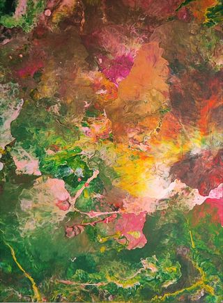 Quadro decorativo realizzato con pittura