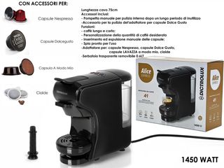 macchina da caffè 4 in 1