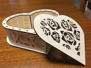 scatolina a forma di cuore