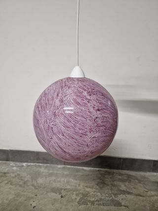 Lampadario Sfera vetro Rosa