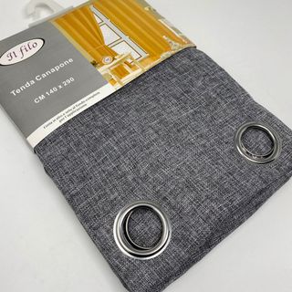 Coppia tenda 2 teli  canapone 140x280cm