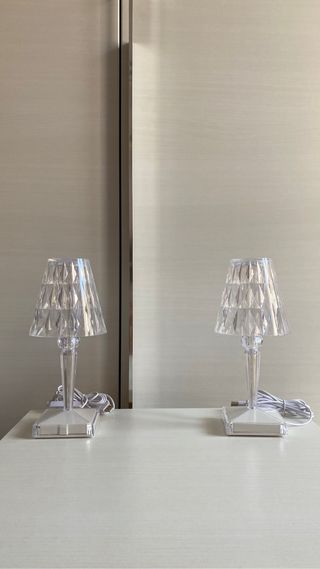 lampade effetto cristallo 1:15€ 2:25€