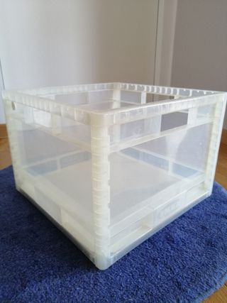 Ikea  Mard  Box bianco-trasparente