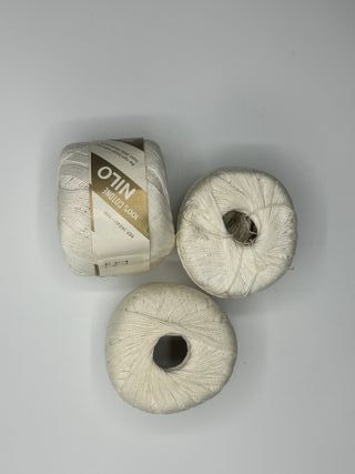 Gomitoli cotone bianchi marca Nilo 100gr l'uno