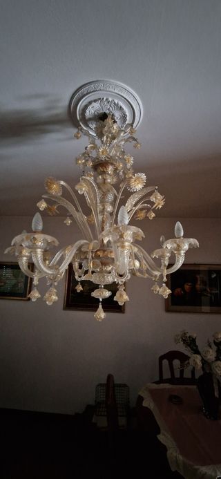 Lampadario di Murano modello Rezzonico