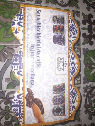 Set Bicchierini da caffè in porcellana