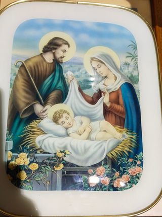 Sacra famiglia quadro anno primi 900
