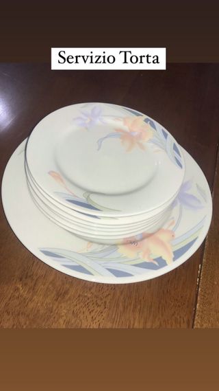 Servizio Torta in porcellana