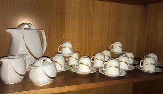 Servizio da caffè completo in porcellana