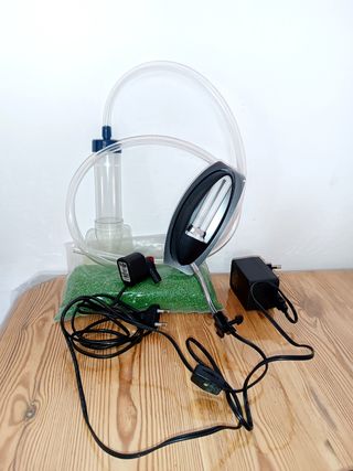 Set accessori acquario con pompa e luce