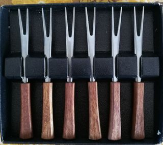 Set 6 forchettine a due punte