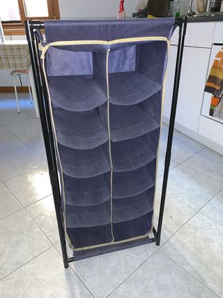 Scarpiera in tessuto