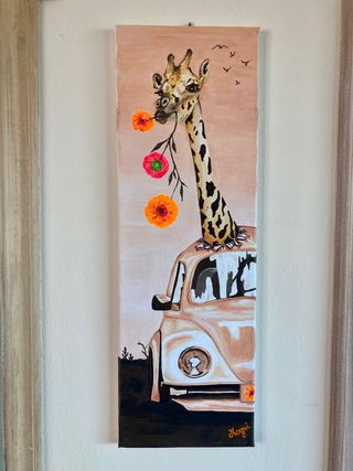 quadro dipinto con colori acrilici