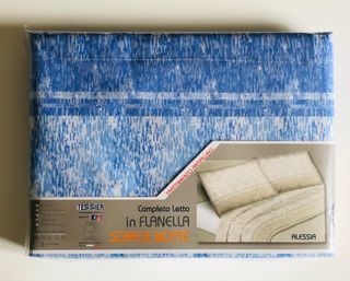 Completo letto matrimoniale flanella Tessier