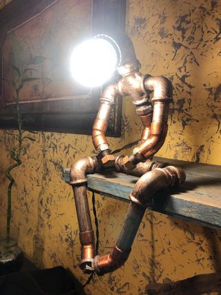 Lampada industriale da tavolo Il Pensato