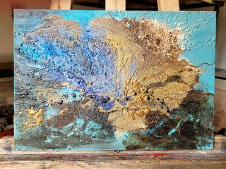 Quadro moderno astratto 50x35