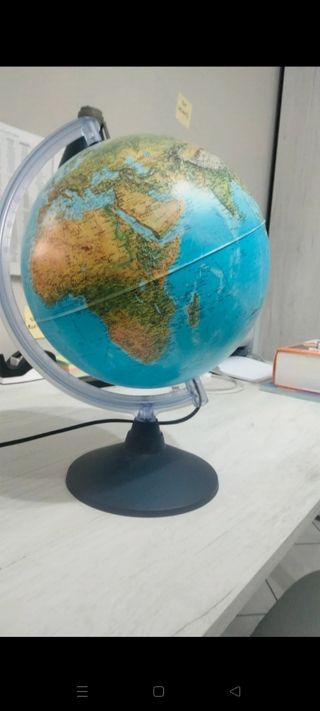 Lampada mappa mondo