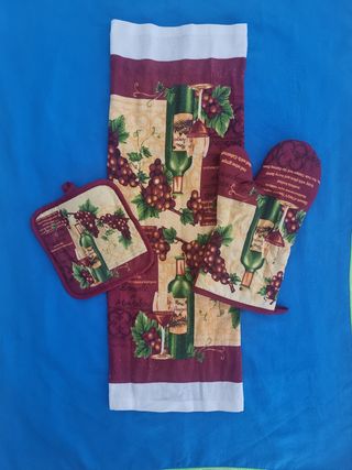 Tovaglietta, Guanto da Forno, Presina 🍇