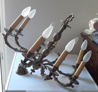 Lampadario in ottone