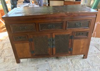 mobile da salotto in legno massello